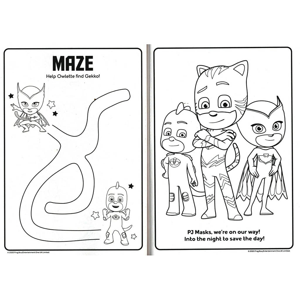PJ Masks Jumbo Colouring & Activity Book – Smooth Sales