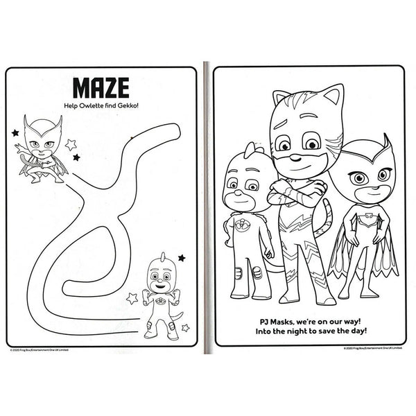 PJ Masks Jumbo Colouring & Activity Book – Smooth Sales