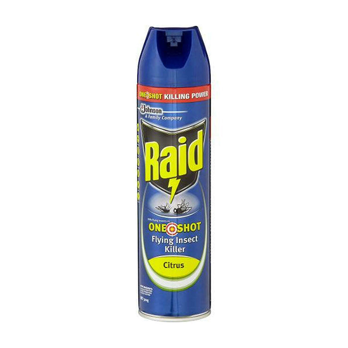 Raid One Shot Flying Insect Killer Spray 320g - Citrus – Smooth Sales