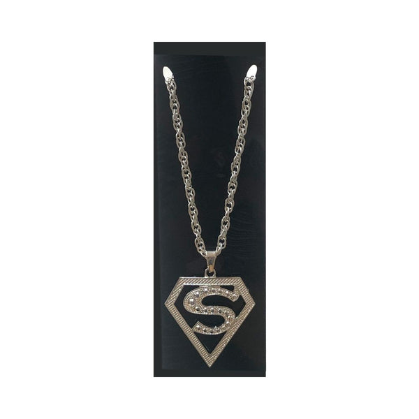 Silver Superman Pendant Necklace – Smooth Sales
