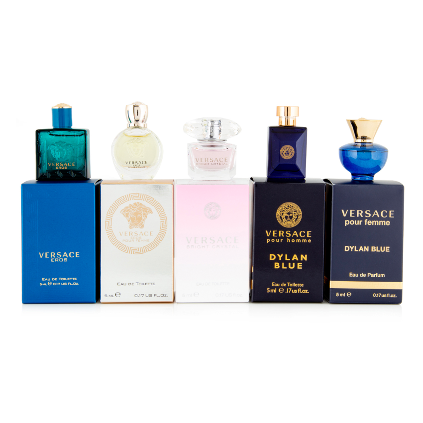 Versace 5-Piece EDT/EDP Mini Perfume Set 5mL – Smooth Sales