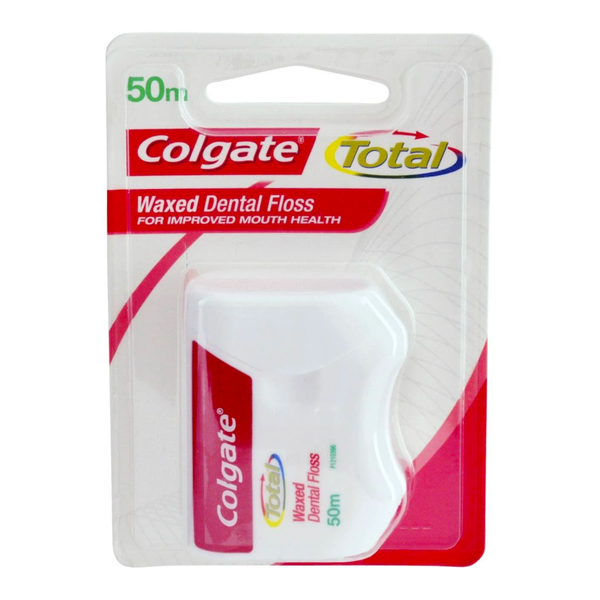 2 x Colgate 50m Waxed Dental Floss – Smooth Sales