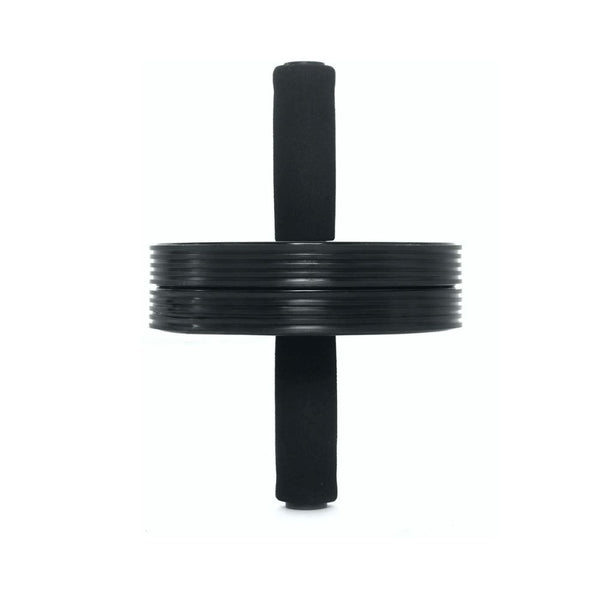 Zen Flex Fitness Exercise AB Wheel Roller - Black - 18.5x18.5cm ...